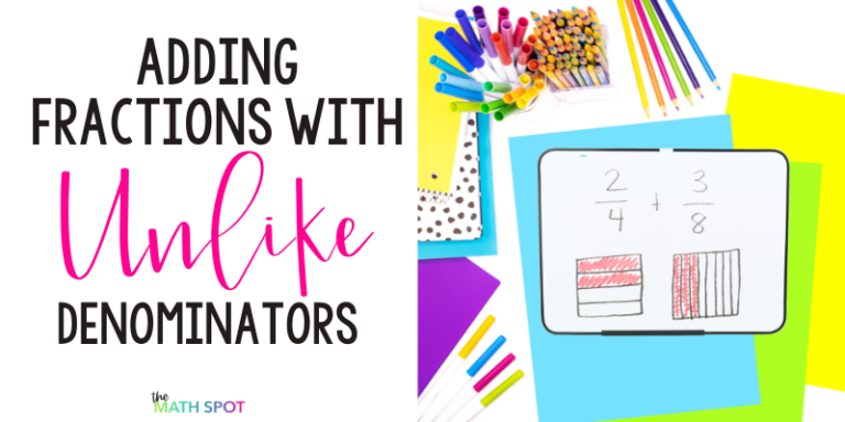 Adding Fractions with Unlike Denominators - The Math Spot