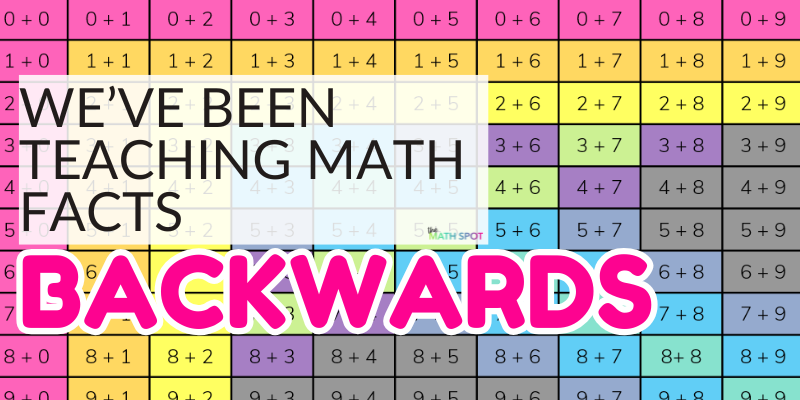 A Better Way to Teach Math Fact Fluency Through Number Relationships ...