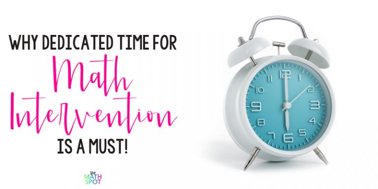 Intervention 101 - The Math Spot