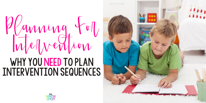 Intervention 101 - The Math Spot