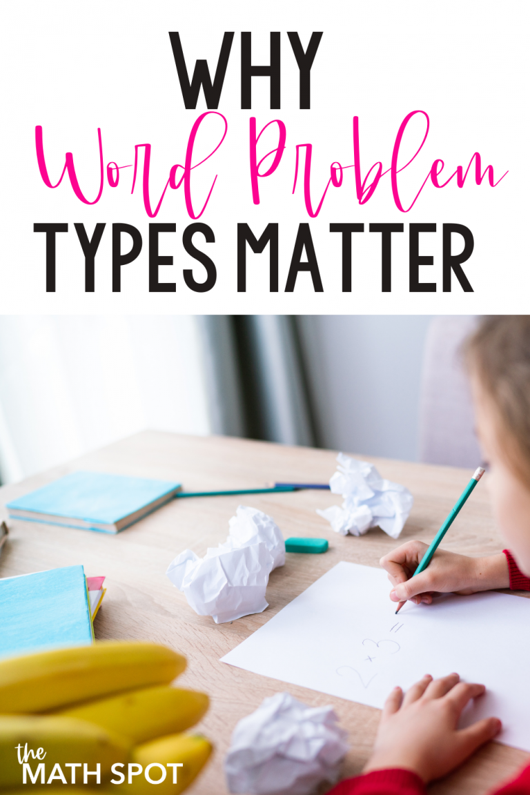 Why Word Problem Types Matter - The Math Spot