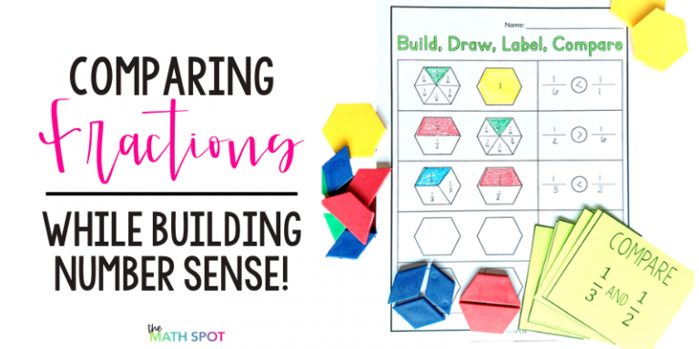Comparing Fractions Through a Number Sense Building Lens - The Math Spot