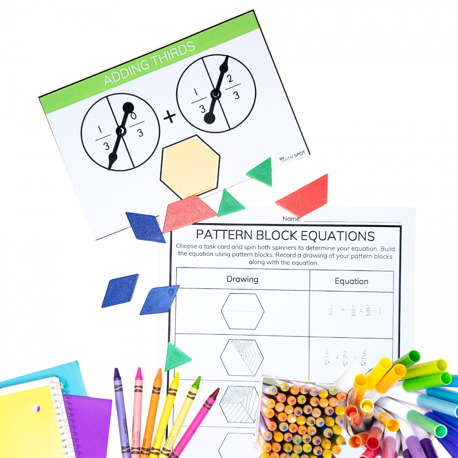 5 Hands On Activities For Adding and Subtracting Fractions - The Math Spot